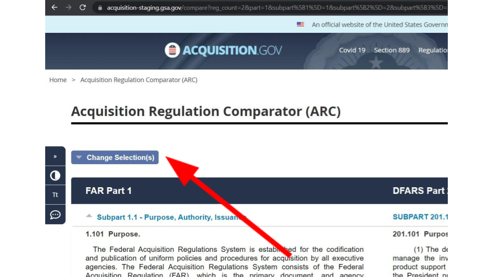 (ARC) User Guide | Acquisition.GOV