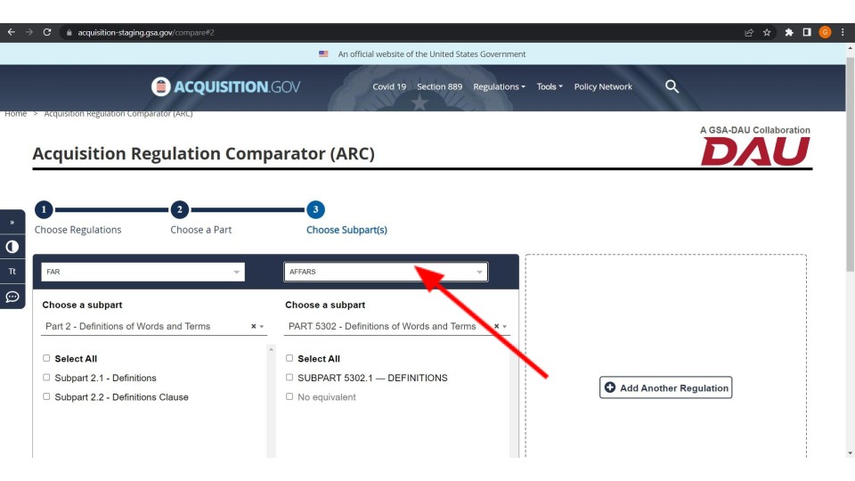 (ARC) User Guide | Acquisition.GOV